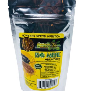 Iso Meal Isopod Food - Isopods / Mealworms / Springtails / Bioactive - Etsy