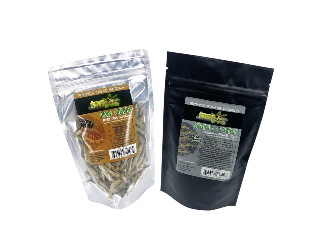 Isopod & Springtail Food Combo - Isopods / Springtails / Isopod ...