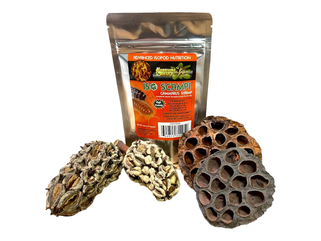 Iso Scampi Isopod Enrichment Kit - Isopod Food Bioactive Botanicals ...
