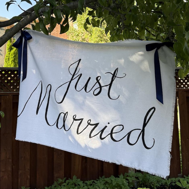 Just Married Signs - Etsy