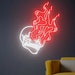 Skull Head Neon Sign Custom Devil Art Neon Light Skull - Etsy