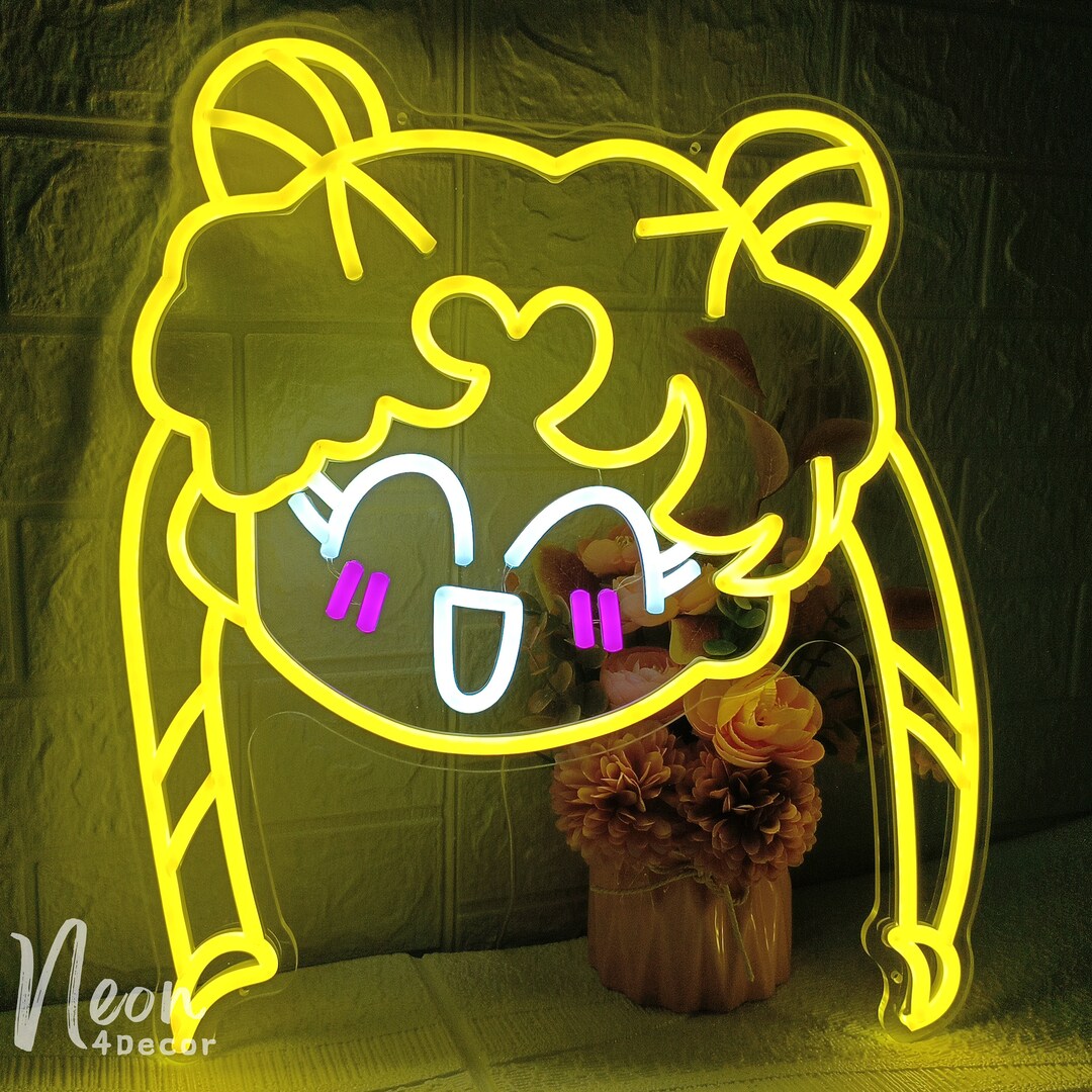 Sailor Moon Neon Sign Custom Neon Sign Customized Neon Sign - Etsy