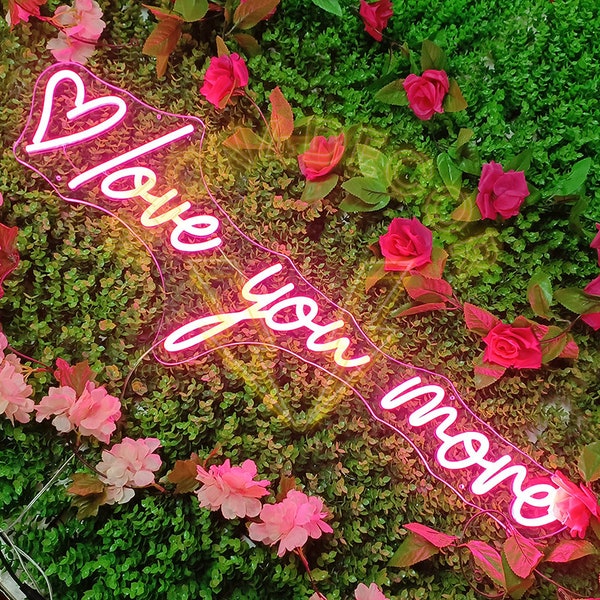 I Love You Neon Light - Etsy