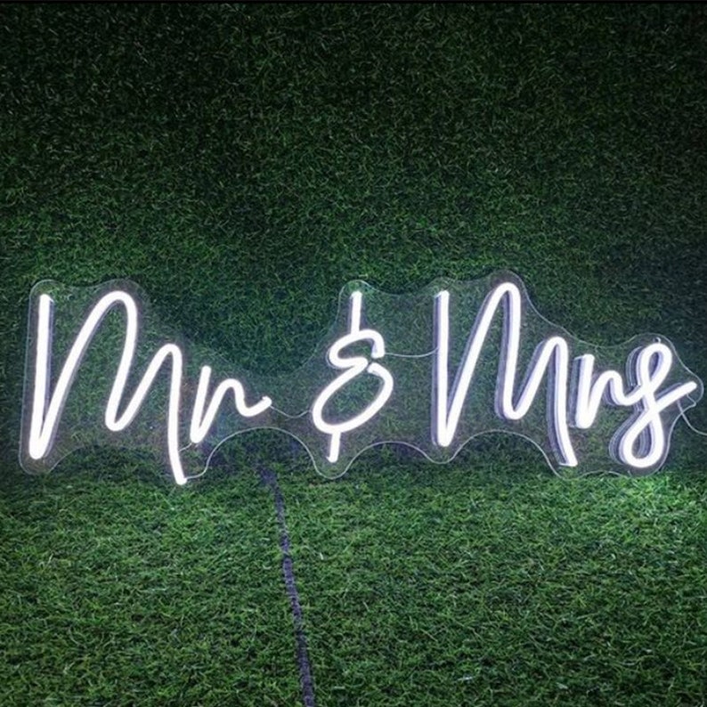 Custom Mirror Shape Neon Sign Led Light Bedroom Decorative - Etsy