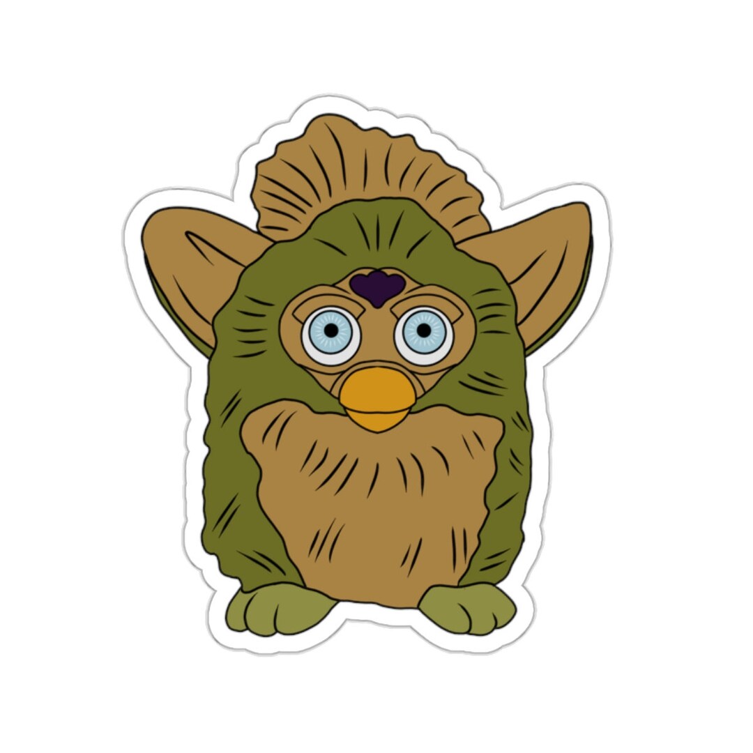 Green Furby Sticker - Etsy