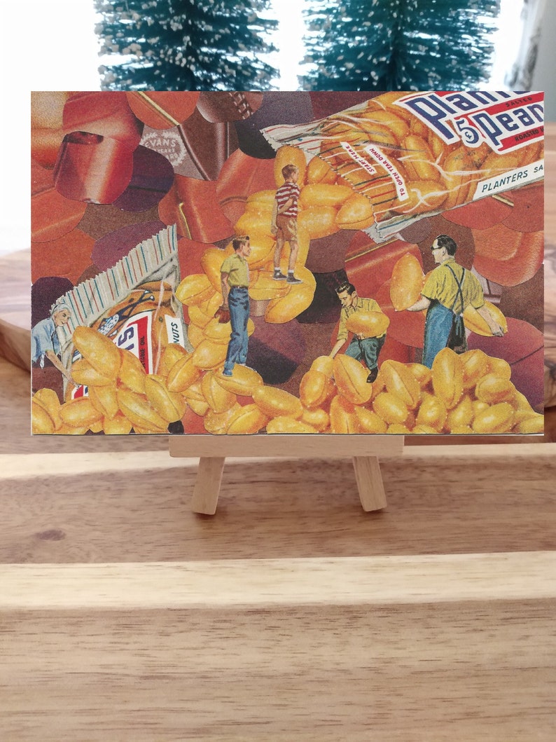 Art & Collectibles original handmade art work Original Art Collage ...