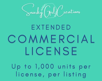Clipartbuff Extended Commercial License unlimited Uses - Etsy