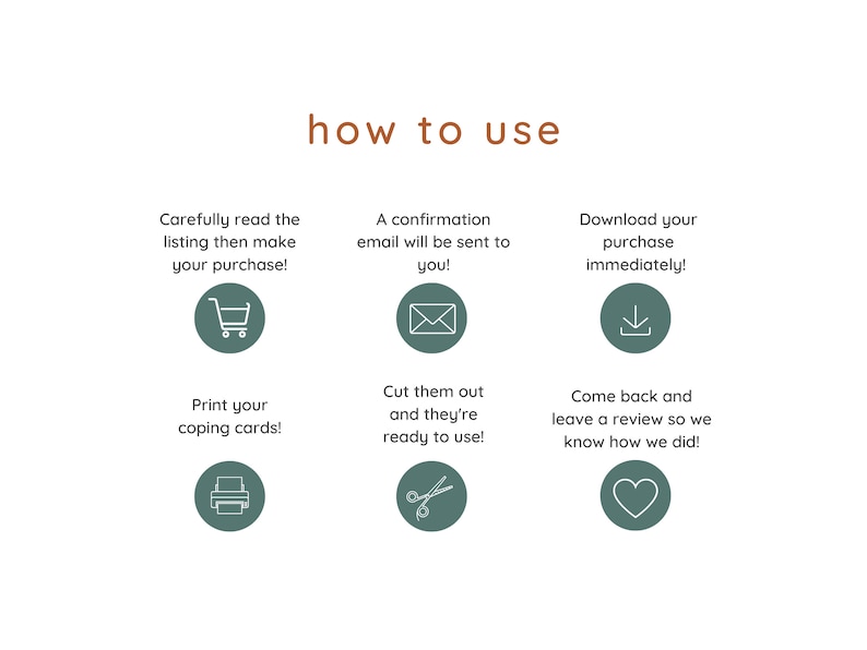 Intrusive Thoughts Coping Cards for Anxiety With Positive Affirmations ...