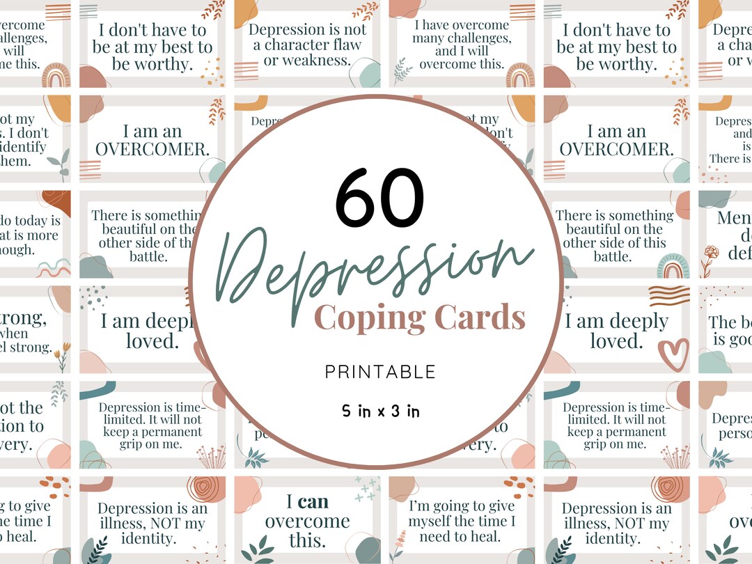 Mindfulness Cards for Coping With Depression | Positive Mental Health ...