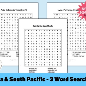 LDS Temple Word Search: 21 Puzzle Games (digital Download) - Etsy