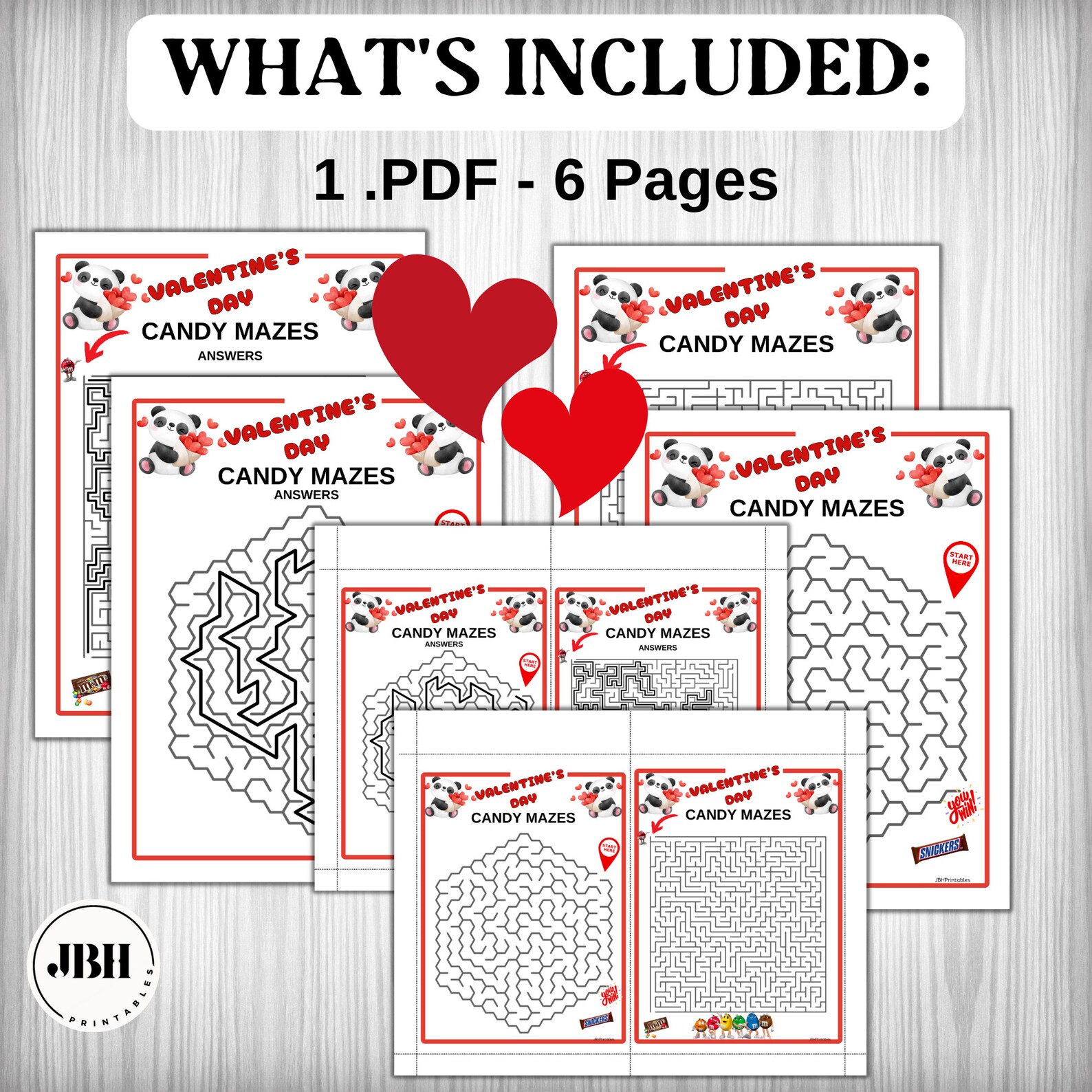 Valentine's Maze Adventure: Sweet Candy Challenge, Valentine's Day ...