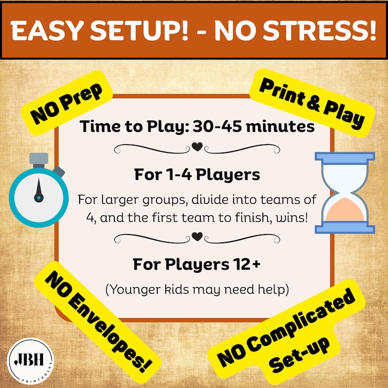 Noah and the Flood Escape Room Printable – LDS Come Follow Me 2026 ...