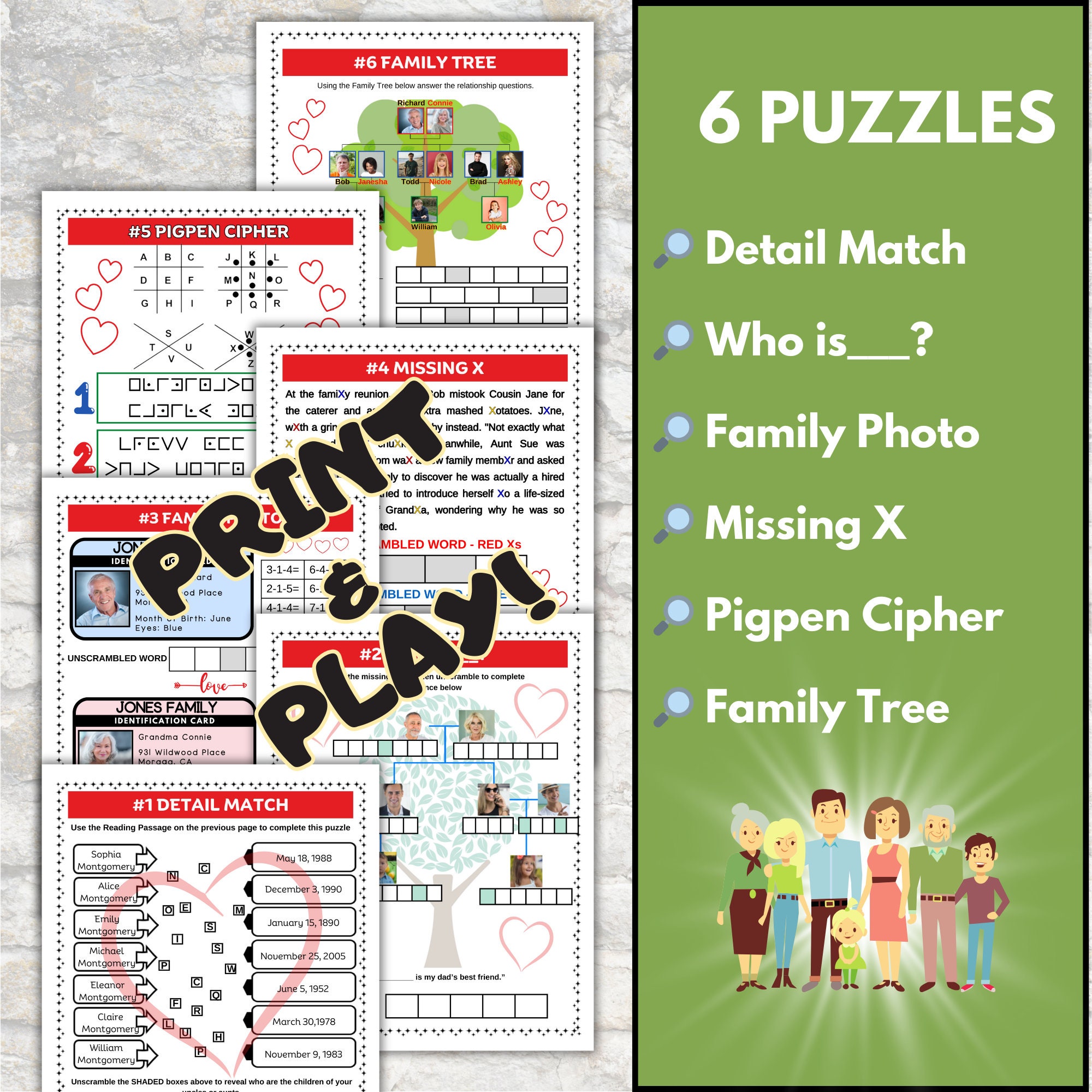 Family Reunion Escape Room: the Missing Heirloom (printable PDF) - Etsy