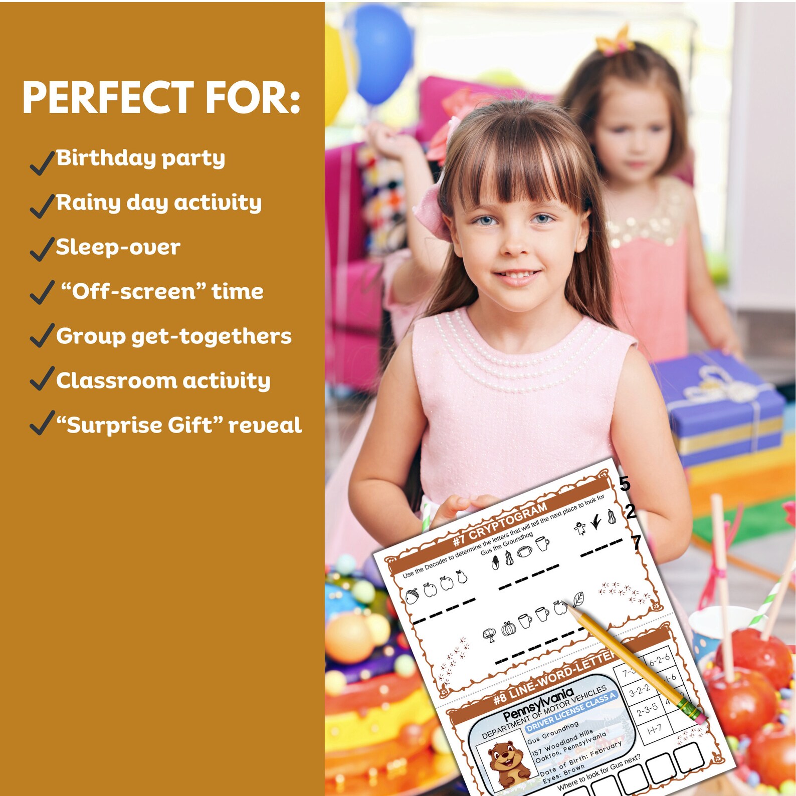 Printable Groundhog Day Escape Game: Rescue Gus for the Prediction ...