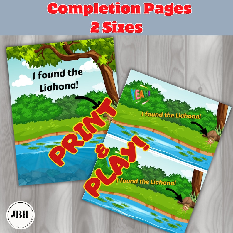 Simplified Lost Liahona Scavenger Hunt: Perfect for Young Primary-aged ...