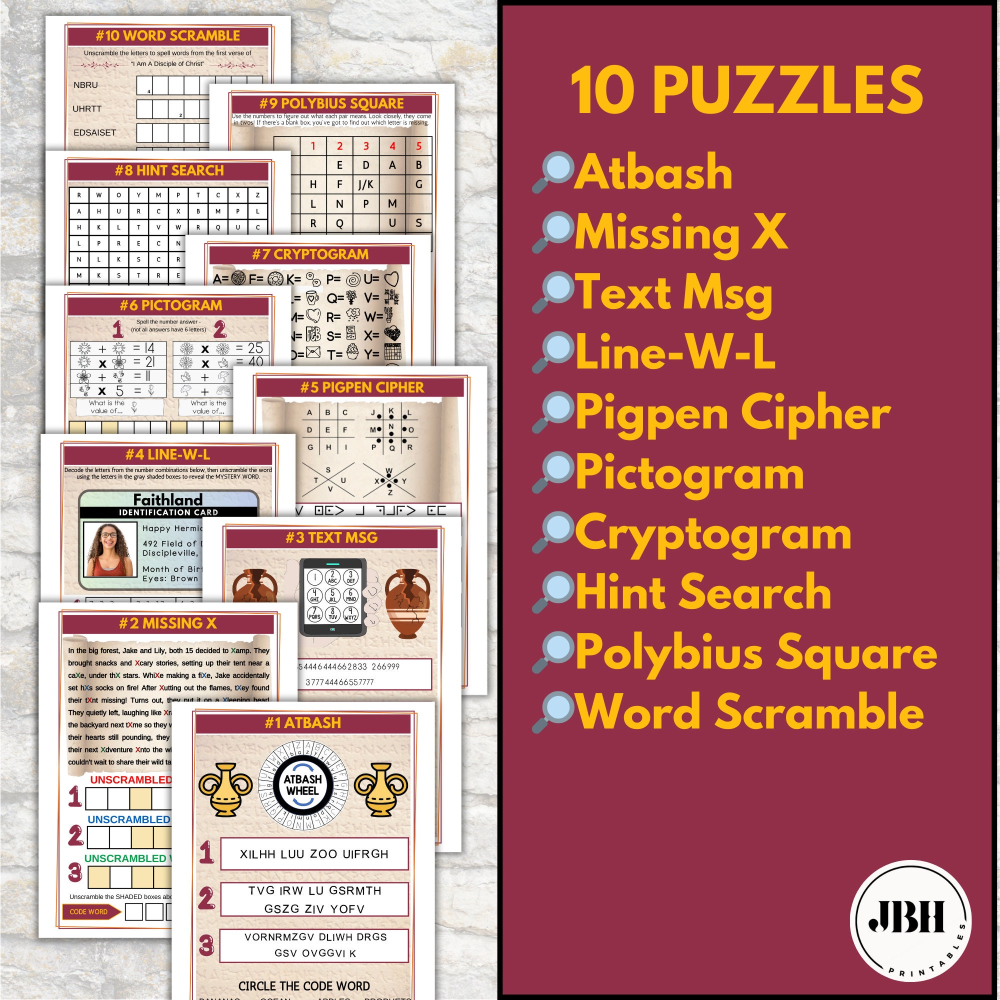 LDS Youth Escape Room: the Missing Scrolls Printable Activity (PDF) - Etsy