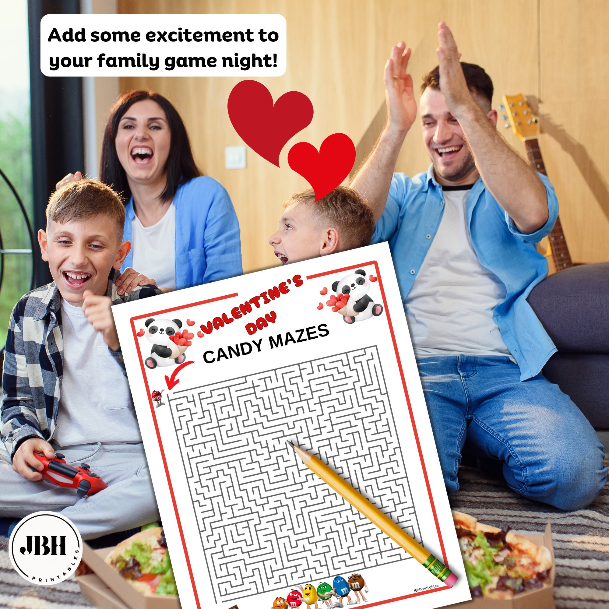 Valentine's Maze Adventure: Sweet Candy Challenge, Valentine's Day ...