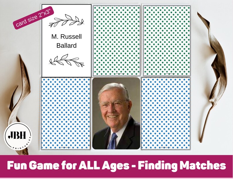 LDS Memory Game 4 Games in 1 12 Apostles Matching - Etsy