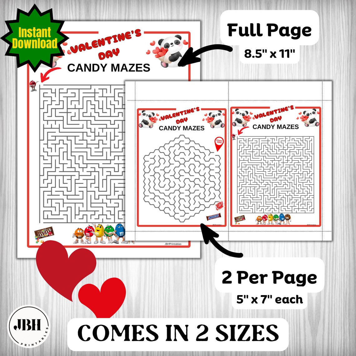 Valentine's Maze Adventure: Sweet Candy Challenge, Valentine's Day ...