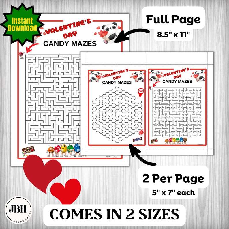 Valentine's Maze Adventure: Sweet Candy Challenge, Valentine's Day ...