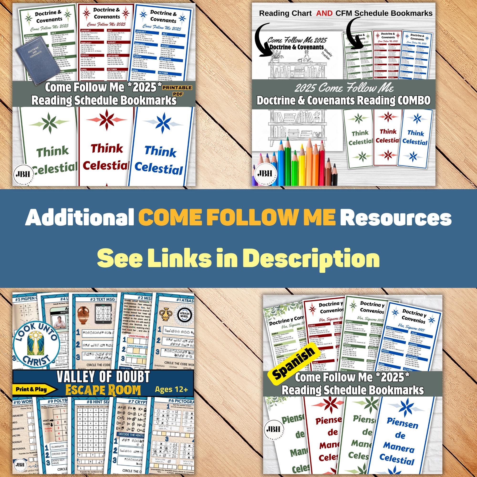 Look Unto Christ Escape Room Printable, Valley of Doubt LDS Youth Theme ...