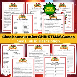 Printable Christmas Around the World Game, Fun and Educational Holiday ...