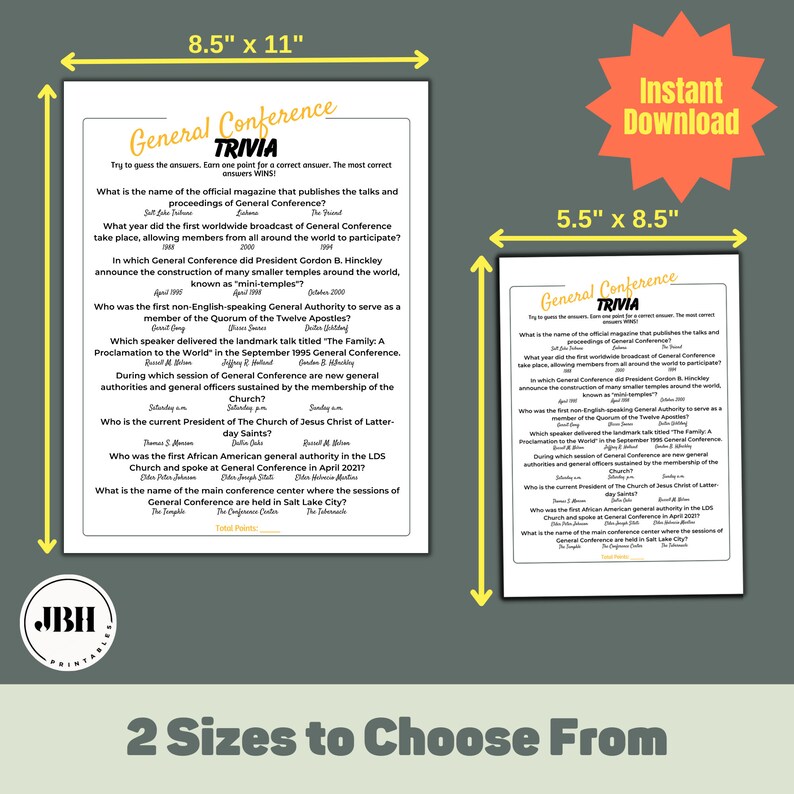 Latter-day Saint Conference Trivia - Enjoyable Learning Experience, LDS ...