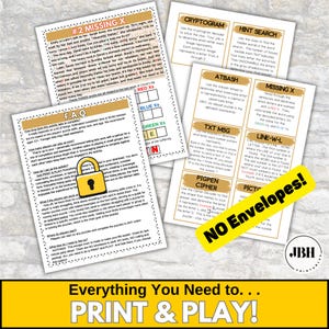 The Empty Tomb Escape Room, Christian Easter Activity, Printable ...
