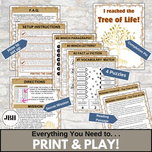 Lehi's Vision Escape Room: Book of Mormon Family Game (PDF) - Etsy