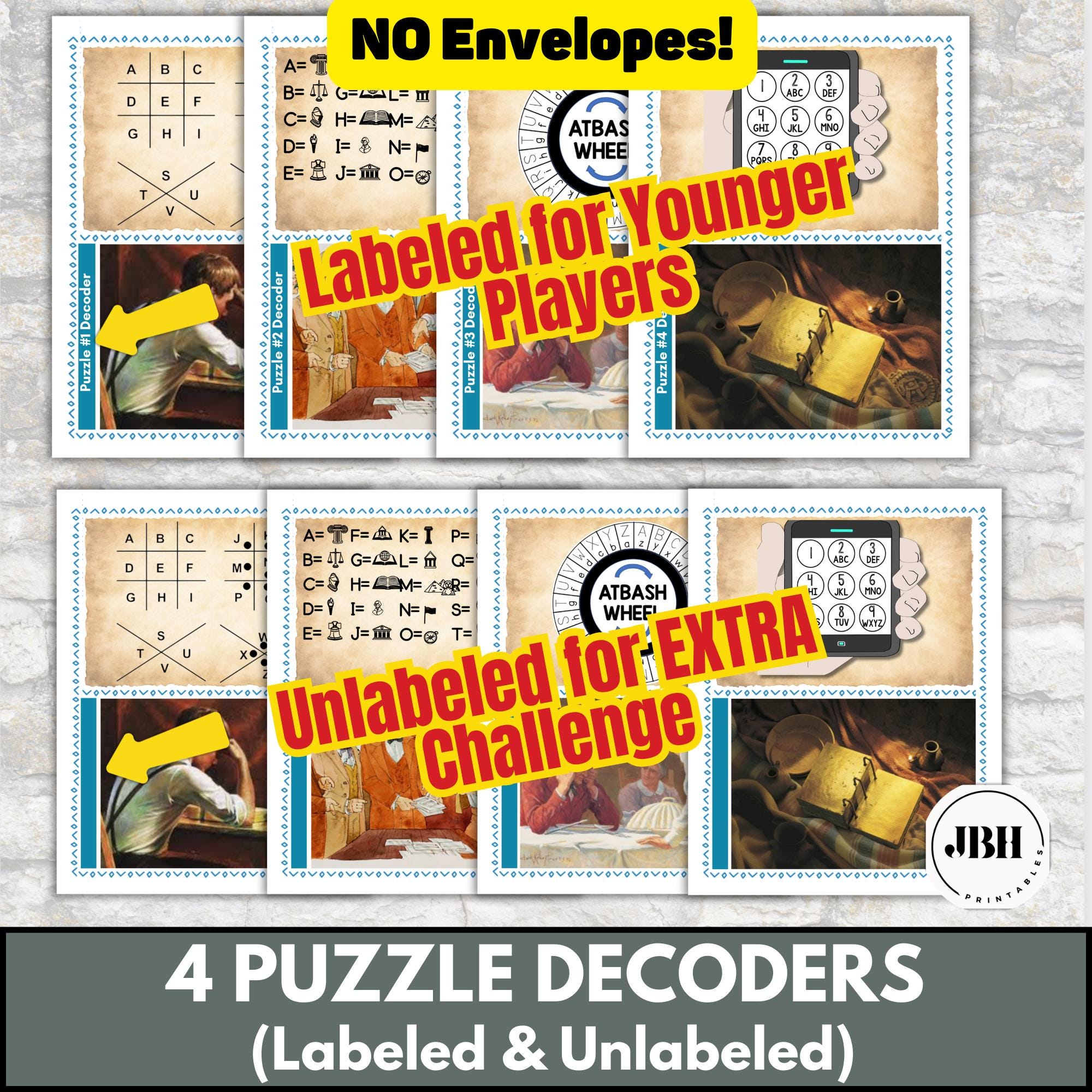 The Lost Manuscript Escape Room, Printable LDS Youth Activity, LDS ...