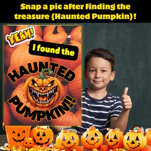 Kids’ Halloween Scavenger Hunt – Find the Haunted Pumpkin, Printable ...