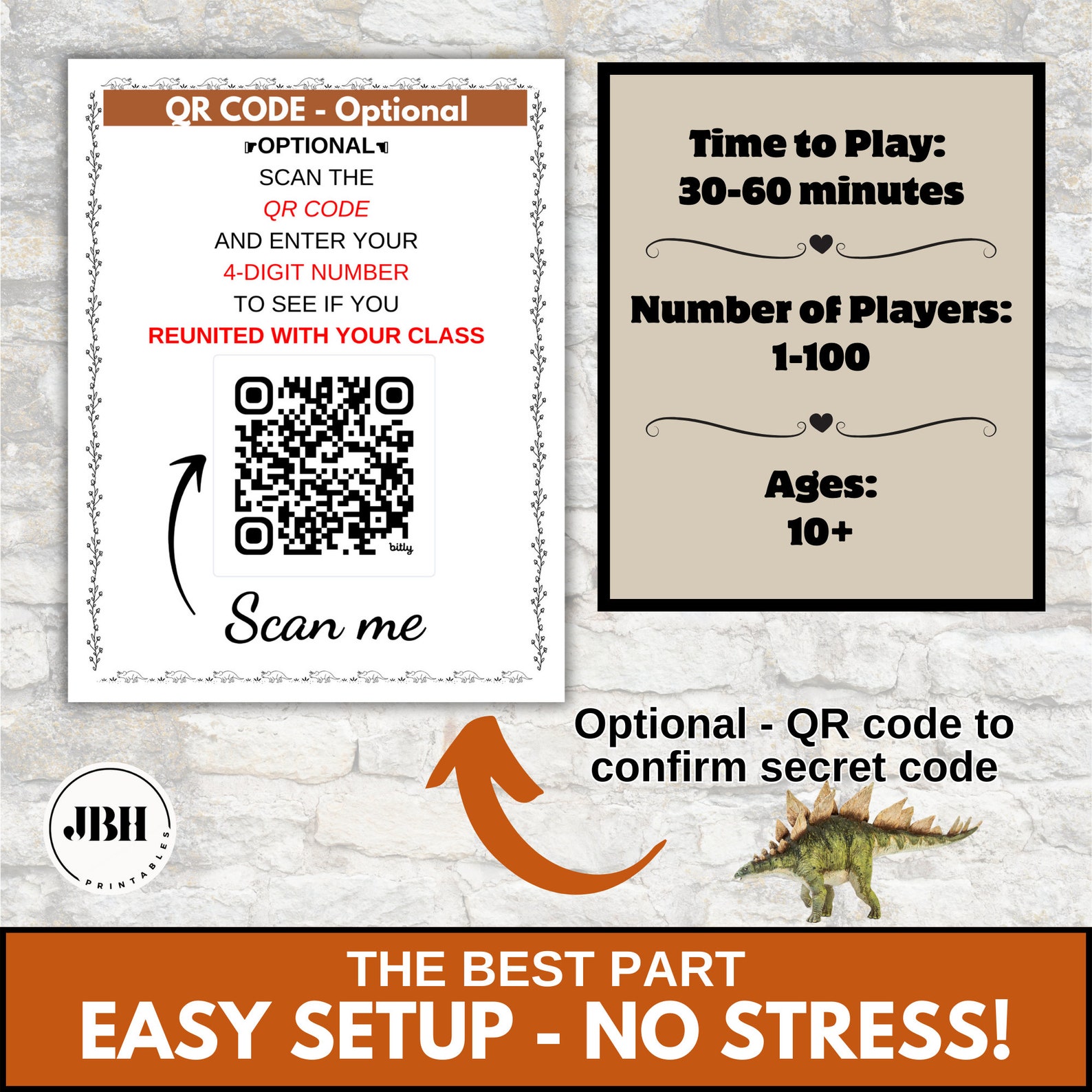 Printable Escape Room, Jurassic Jungle Adventure, Fun Family Game Night ...