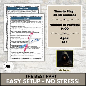 Kishkumen - Gadianton Robbers Printable Escape Room, Solve 8 ...
