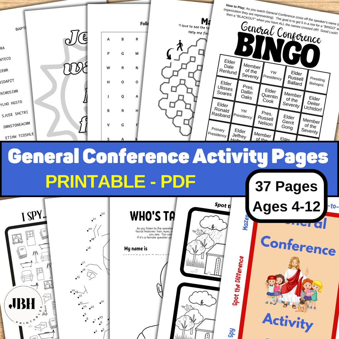General Conference Games, General Conference April 2024 Activities for ...