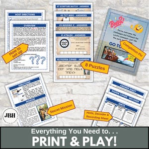 The Call to Gather Printable Escape Room, No Prep Family and Youth ...