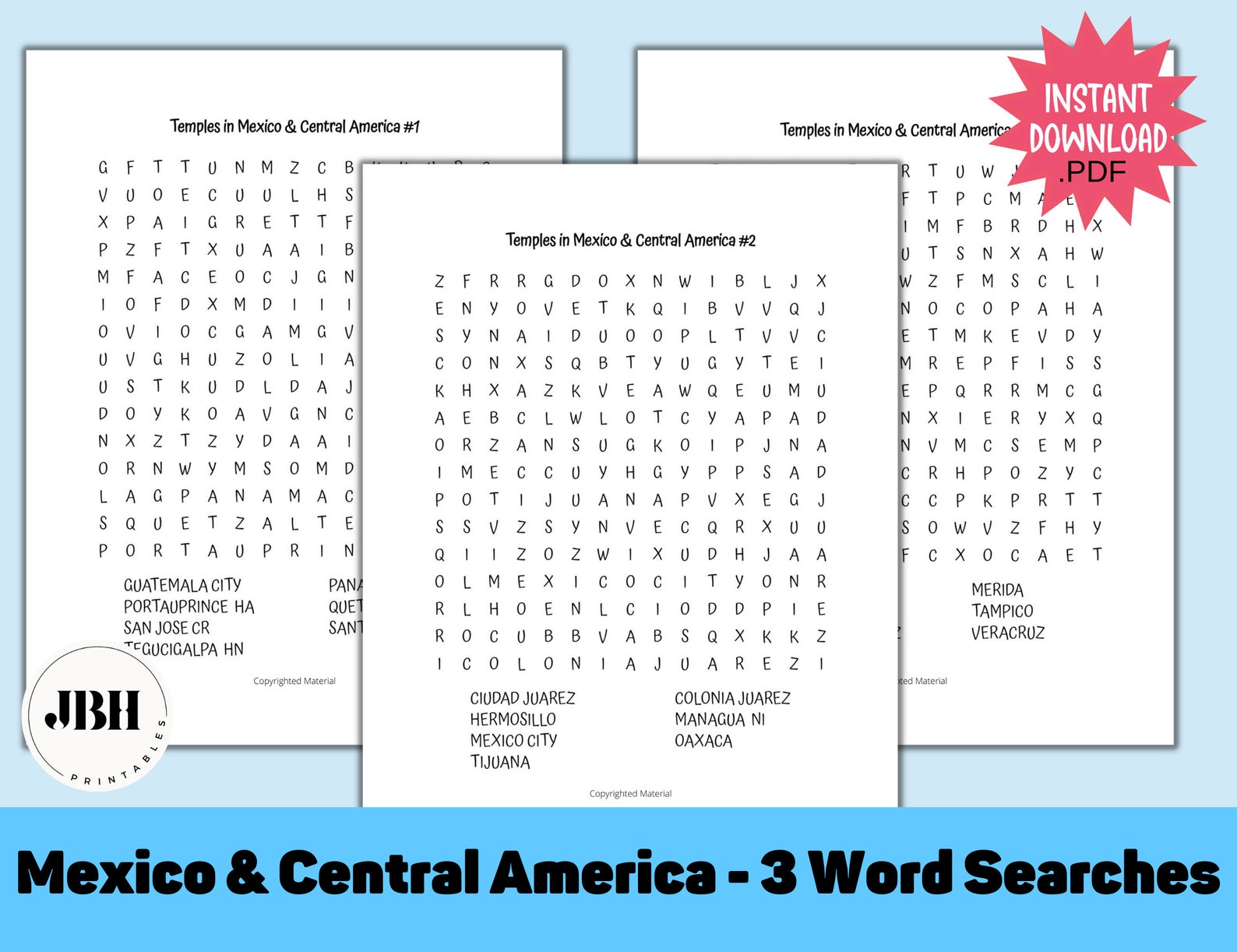 LDS Temple Word Search: 21 Puzzle Games (digital Download) - Etsy