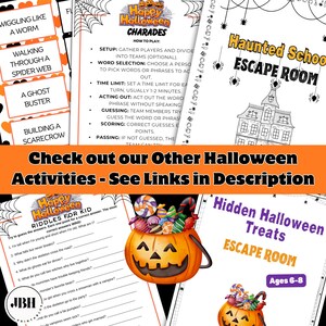 Kids Halloween Scavenger Hunt Find the Haunted Pumpkin, Printable ...