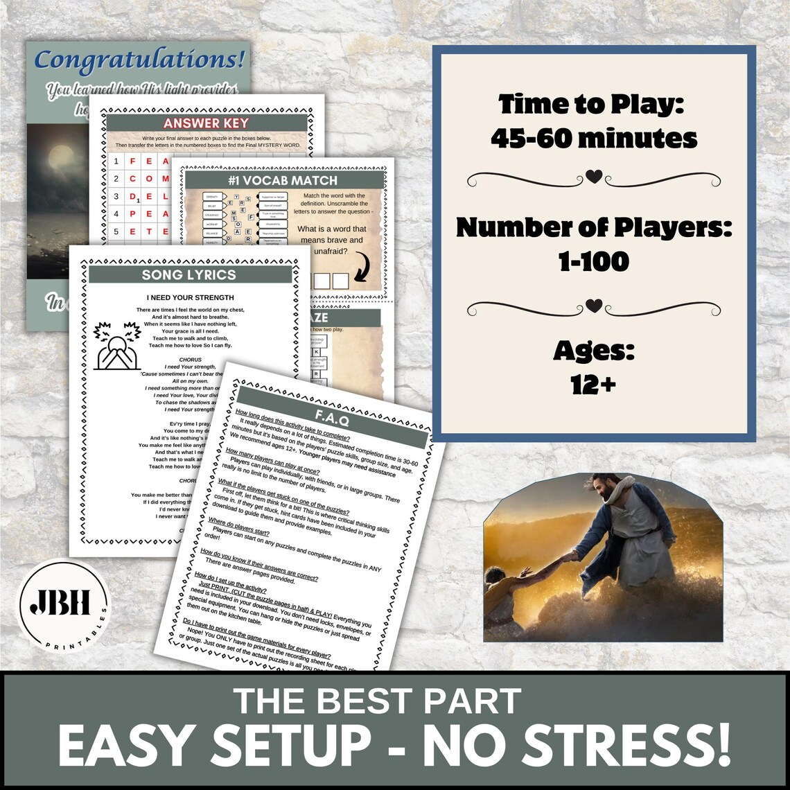 2025 Youth Theme Game - Lighthouse of Hope Escape Room Printable, Look ...