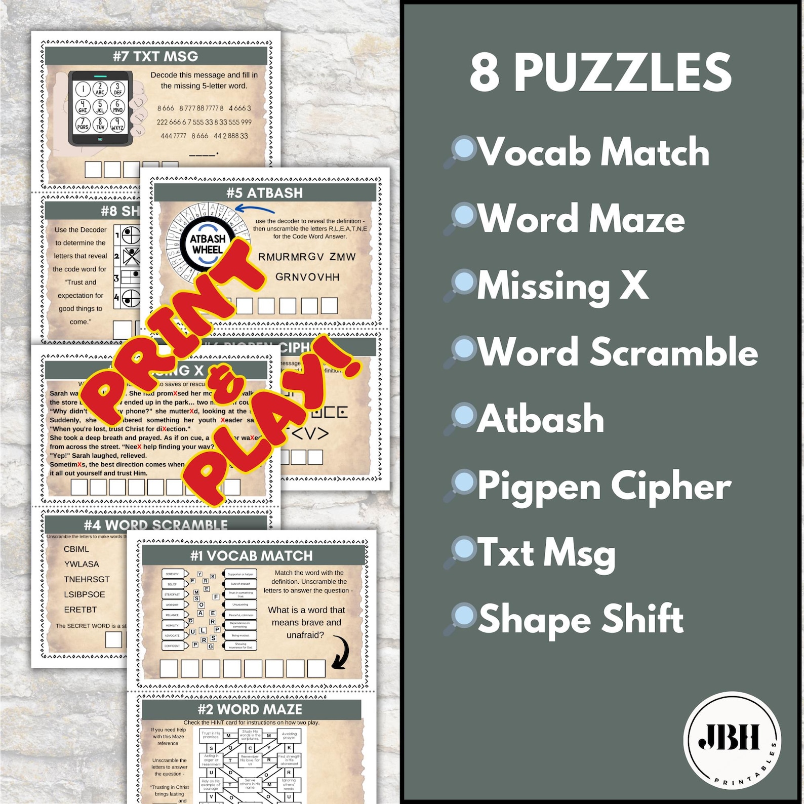 2025 Youth Theme Game - Lighthouse of Hope Escape Room Printable, Look ...