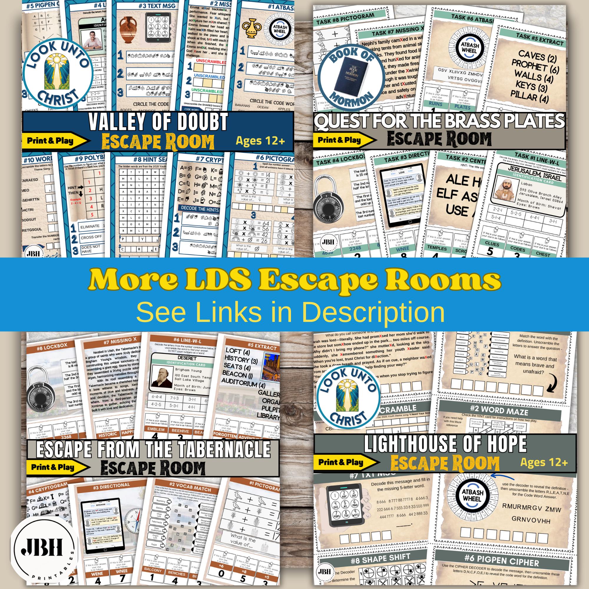 The Proxy Portal, Temple Ordinances Escape Room: Family Connections ...