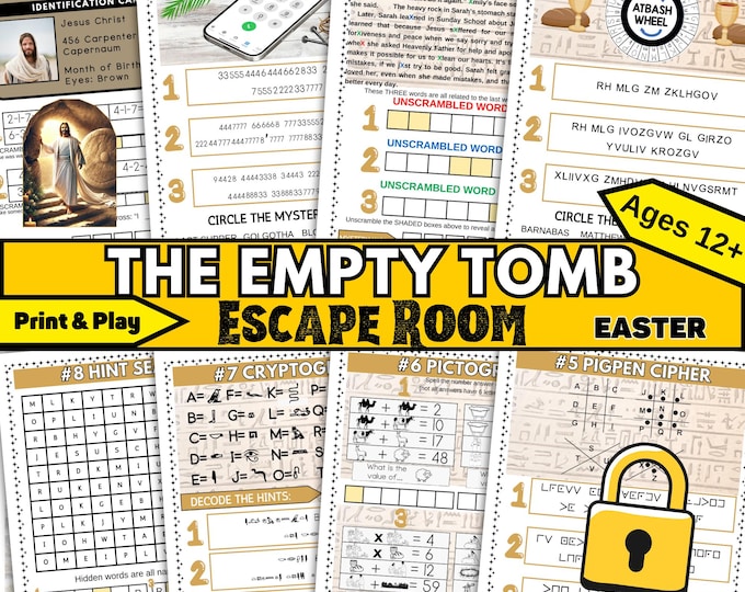 Holy Week Cards, Easter Story Cards, Easter Advent Printable, Easter ...