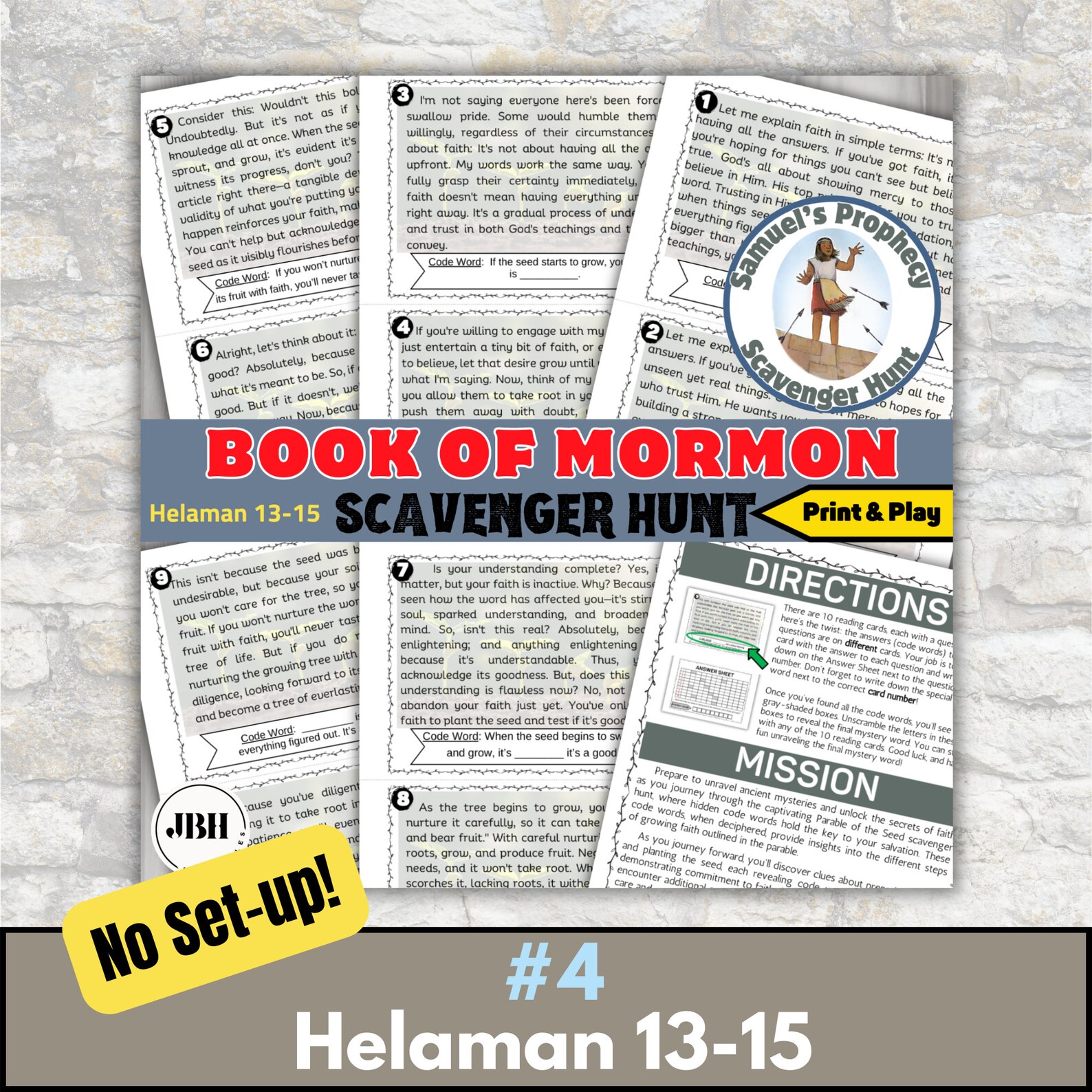 Book of Mormon Adventure Bundle #6 - 5 Escape Rooms for Engaging Study ...