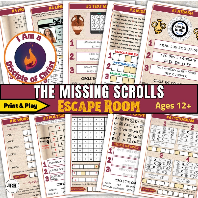 Lds Escape Room - Etsy