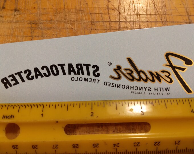 REVERSE Electric Guitar Waterslide Decal, Metallic Ink Guitar Decal ...