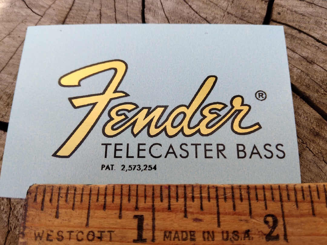 Electric Bass Guitar Waterslide Decal, Metallic Ink Guitar Decal ...