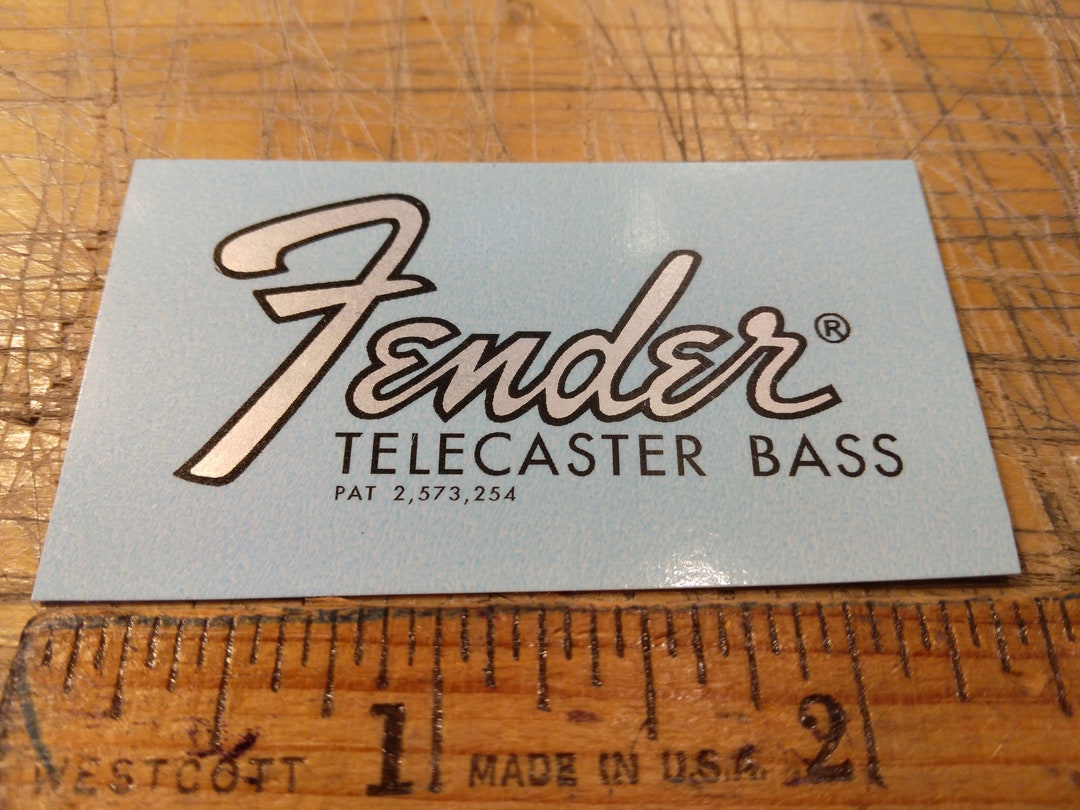 Electric Bass Guitar Waterslide Decal, Metallic Ink Guitar Decal ...