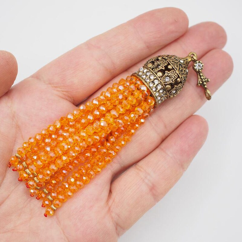 Crystal Tassels - Etsy