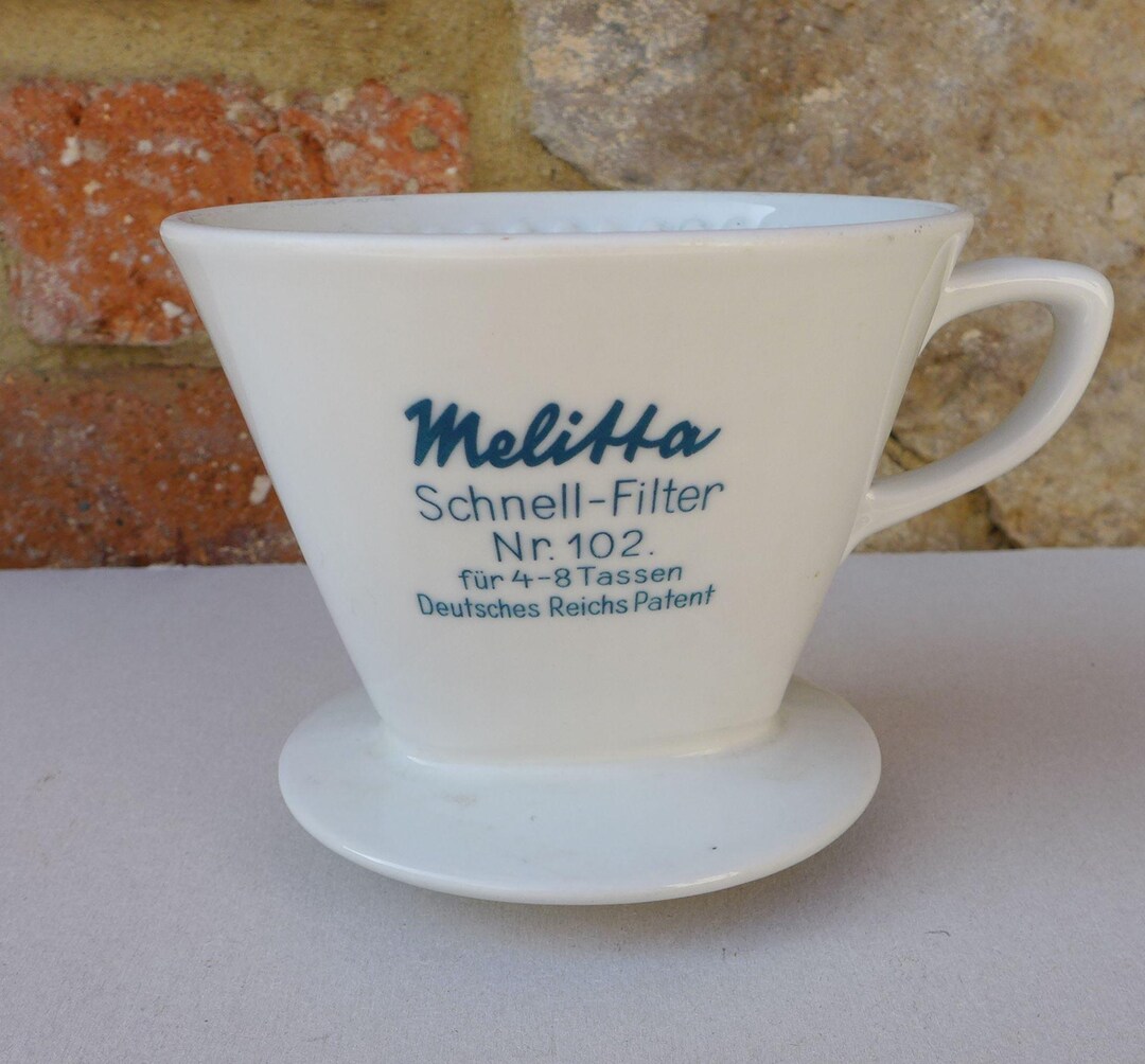 Melitta Schnellfilter 102 Deutsches Reichs Patent Für 4-8 Tassen ...