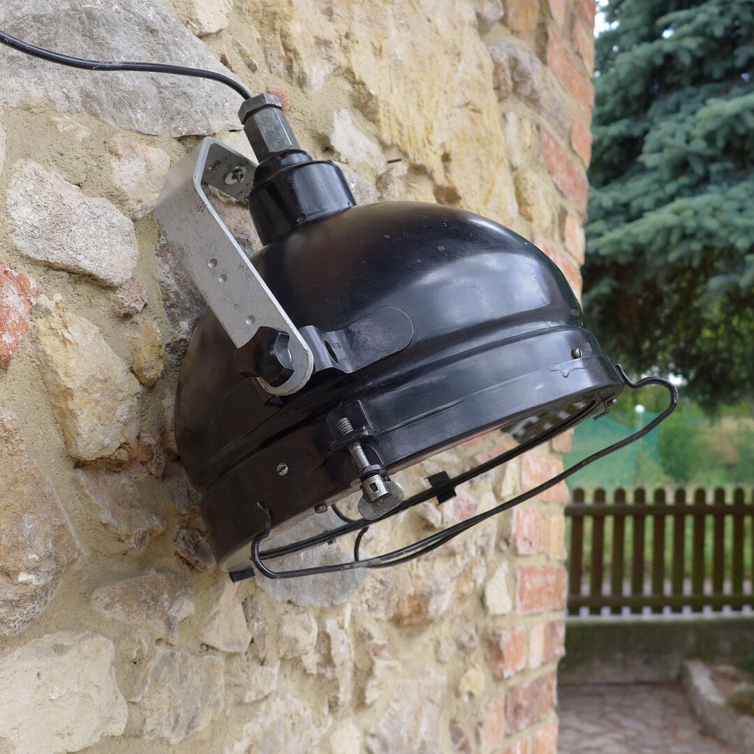 Soviet Industrial Spotlight – USSR Industrial Light – Vintage Military ...
