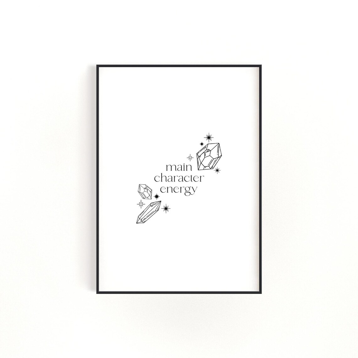 Main Character Energy Printable Mindset Quotes Confidence - Etsy